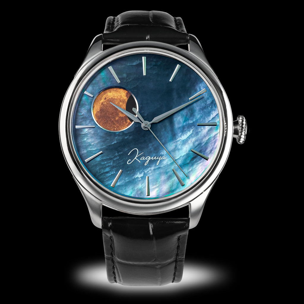 Zoom Expand image caption Luxury automatic moonphase watch with Kaguya ...